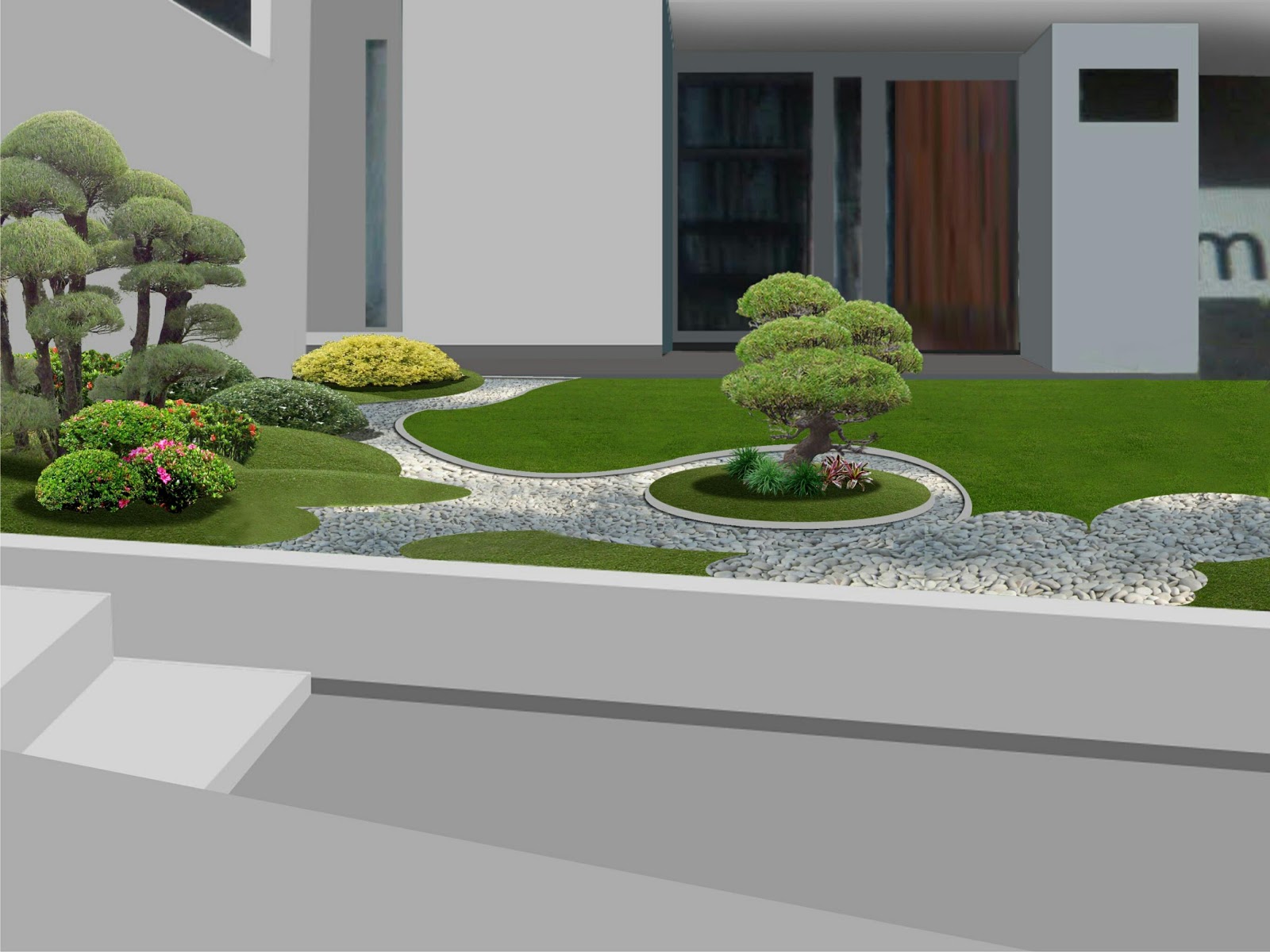 DESAIN 3D TAMAN RUMAH | Karya Alam Kurnia