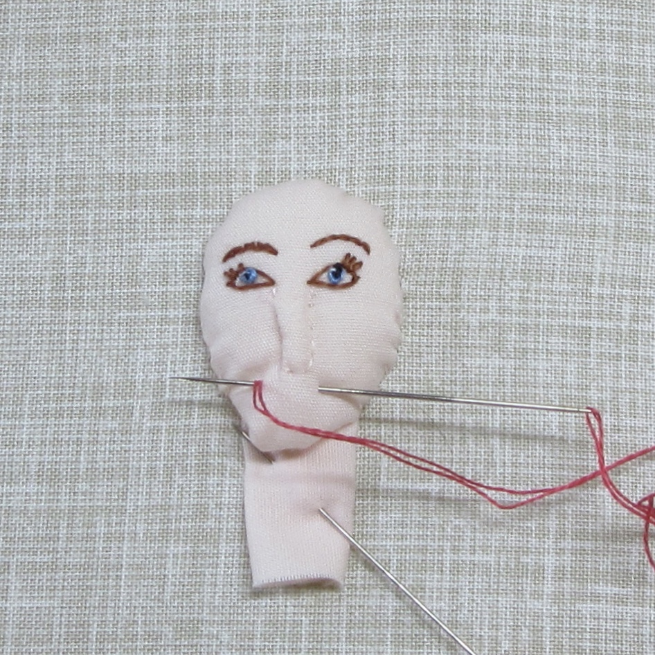 Queenie's Needlework: Stumpwork Portrait Tutorial