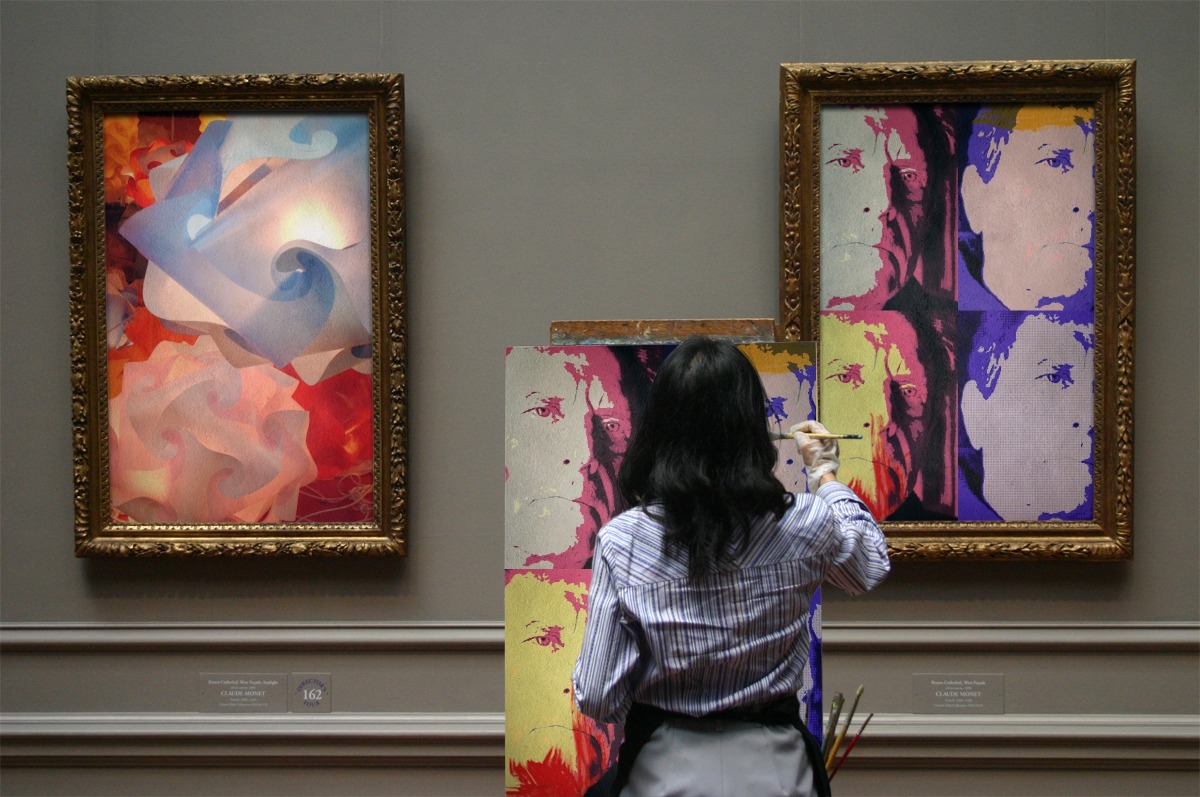 Virtual art? real art?