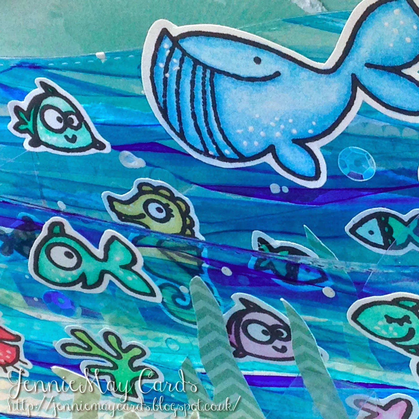 JennieMay Cards: Under the Sea Pop-Up Card