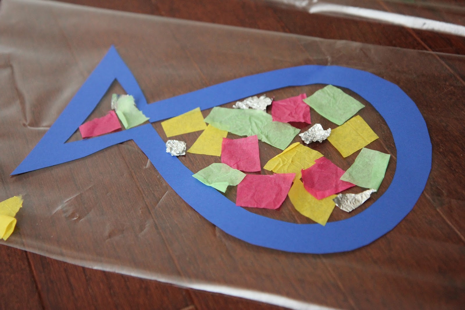 Toddler Approved!: Sticky Fish Craft for Toddlers