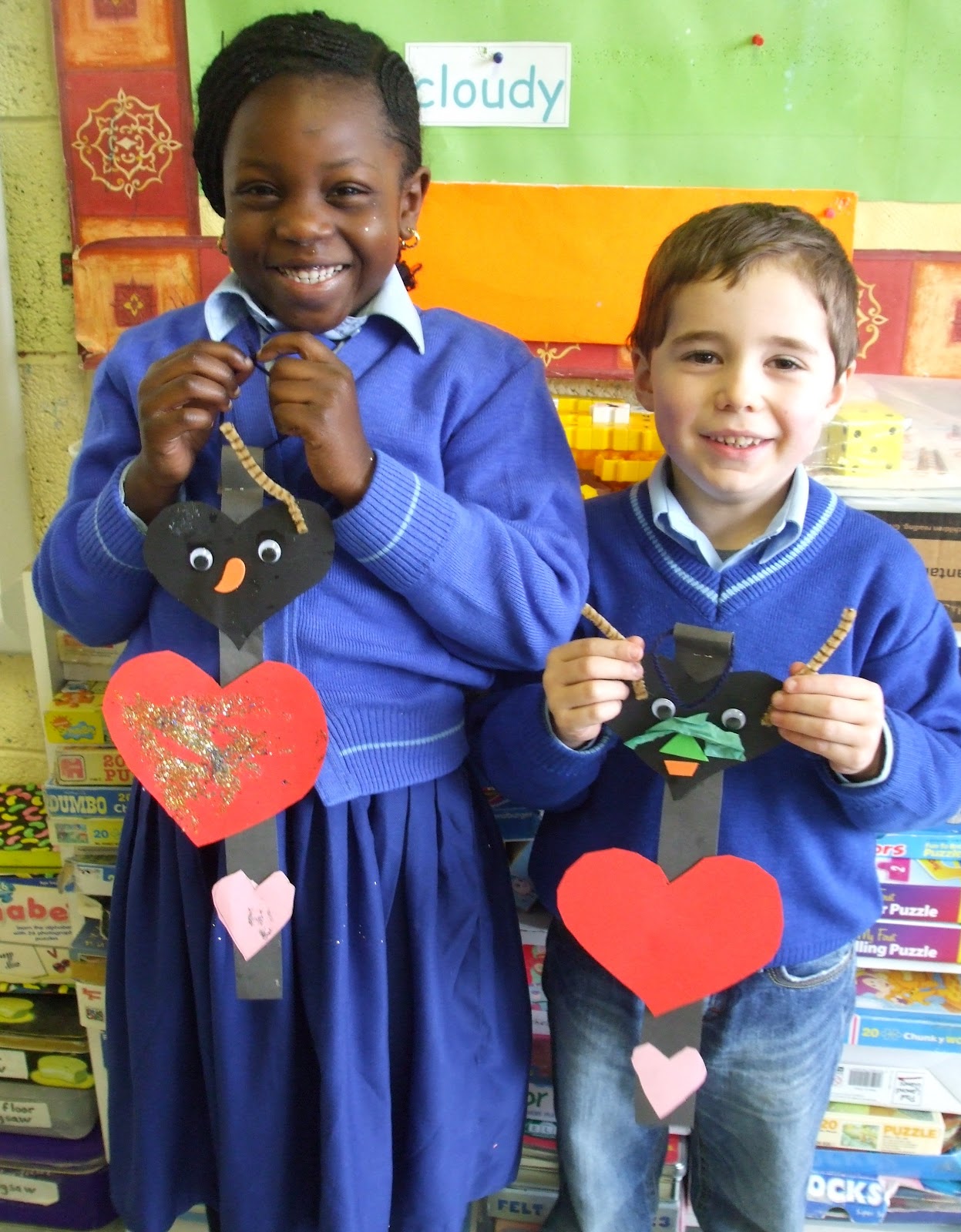 Ms. Flaherty's class - Senior Infants: Valentine's Day Art