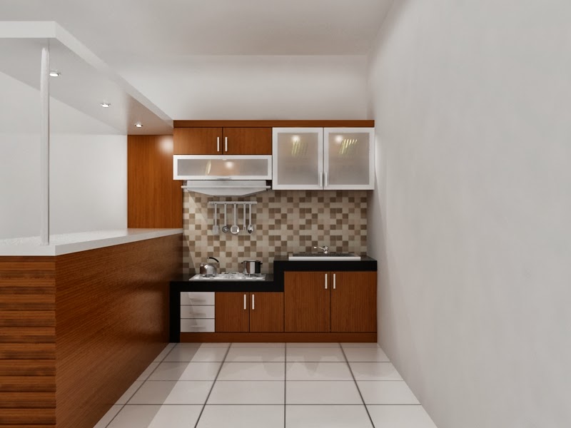 Kitchen Set Dapur bersih / Pantry dengan Mini Bar | Dama Pratama ...