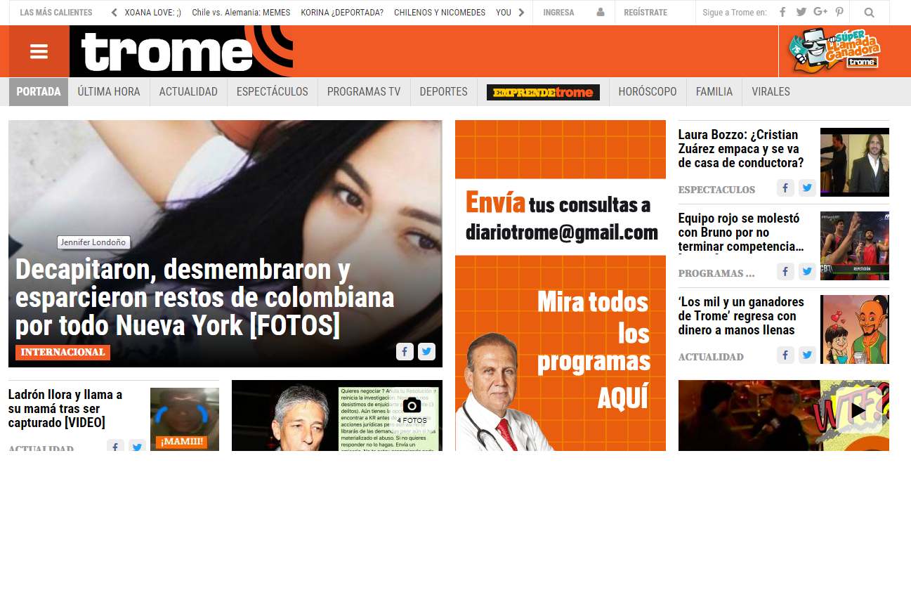 Análisis de Medios: Trome cumplió 16 años en el mercado periodístico ...