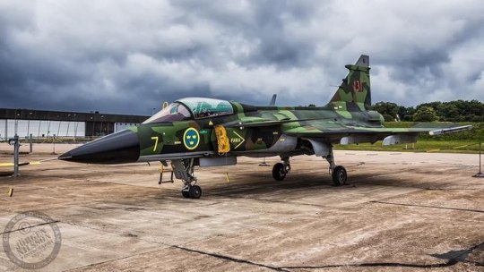 SNAFU!: Saab Gripen with a vintage paint job...