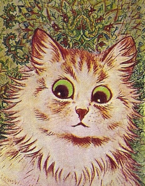 motionless voyage: THE SCHIZO-CATS OF LOUIS WAIN