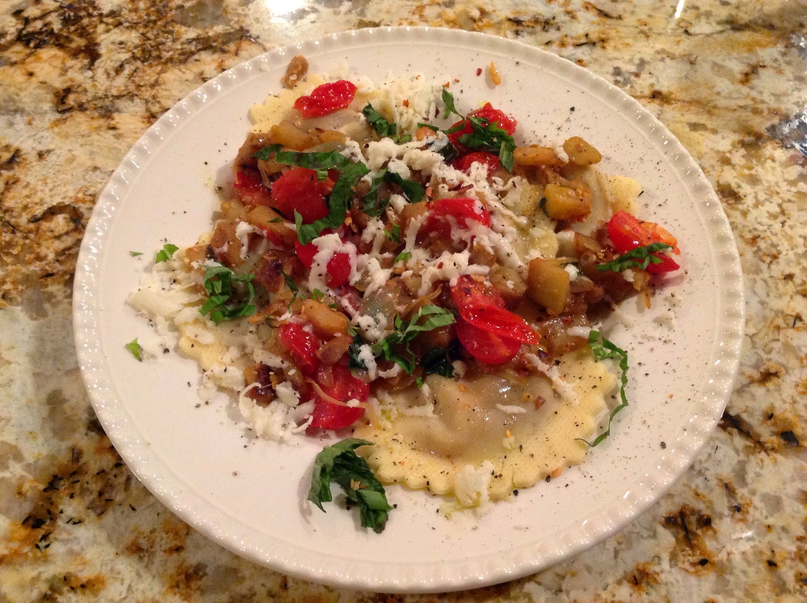 What's Cooking at the Bullmann's: Three Cheese Ravioli with Eggplant ...