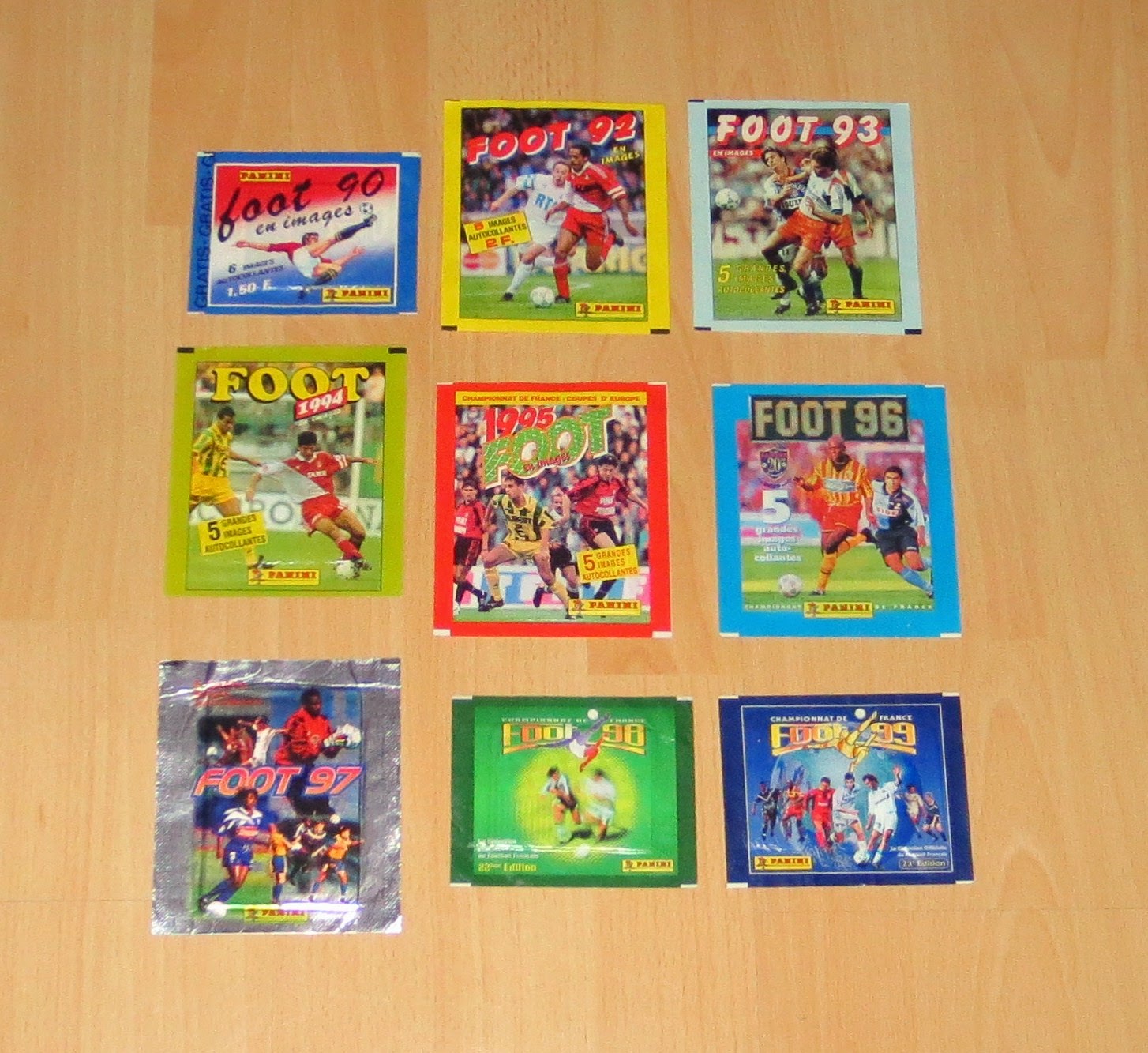 My Panini Foot: Championnats de France (pochettes)
