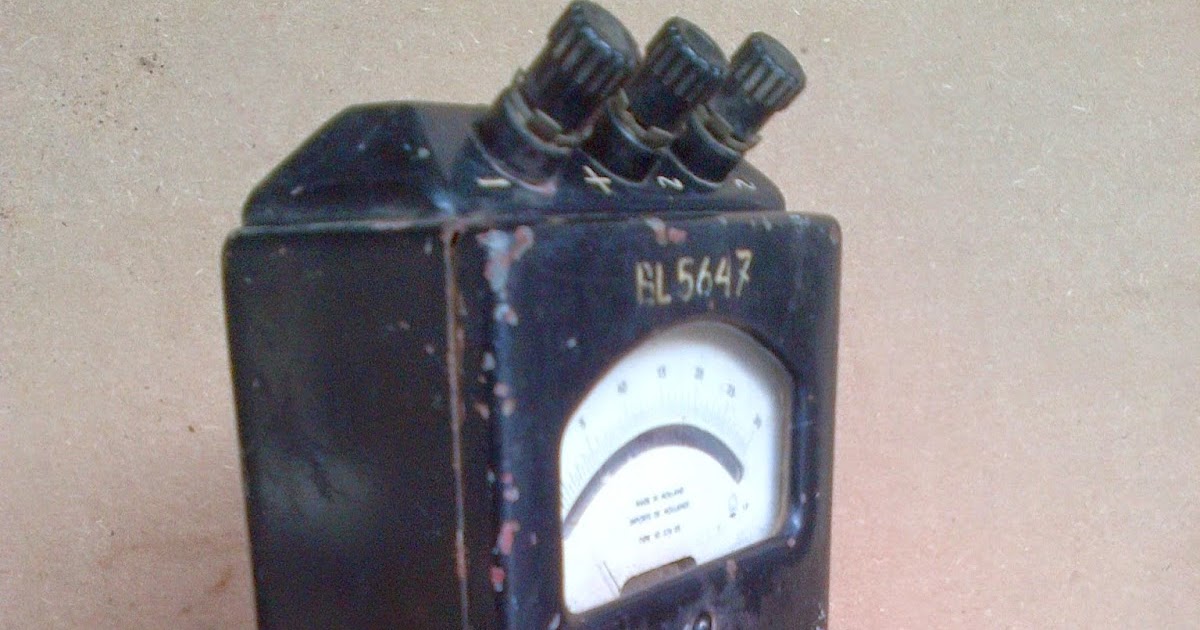 Gaya Antik Galeri : Rare Vintage Multimeter Philips Type 1037605 Made ...