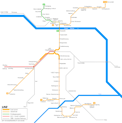 transpress nz: trams in Linz, Austria