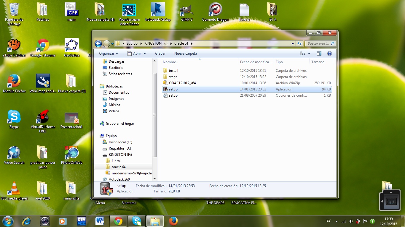 BASE DE DATOS: INSTALACIÓN DE ORACLE