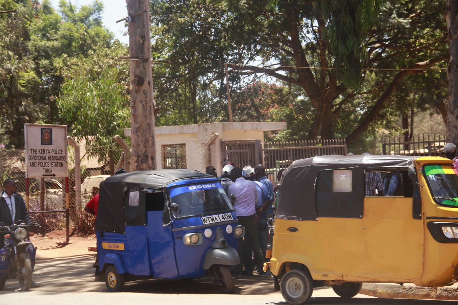 Thika Town Today - 3T: Tuktuk operators protest the murder of their ...