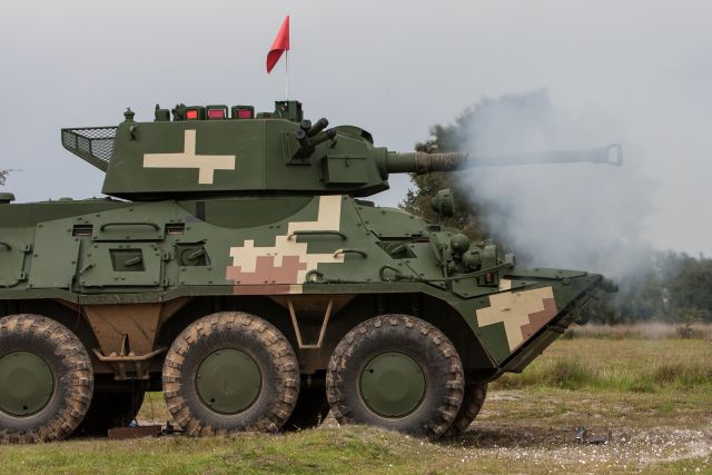 Glavcom: BTR-3E-90 fire support vehicle