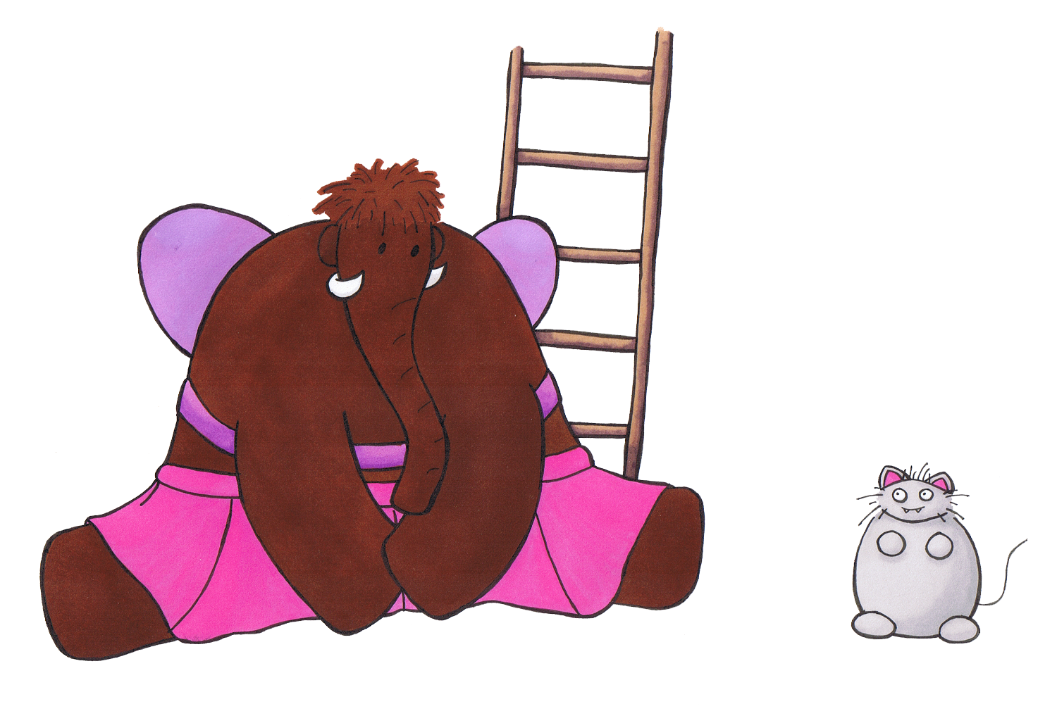 RatCat and Friends: RatCat and the Fairy Princess Mammoth: How they met.