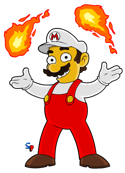 Fire Snake Mario