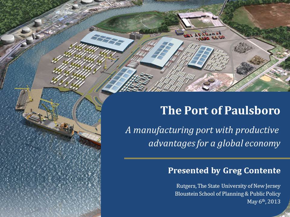 Just A Thought...: The Port of Paulsboro