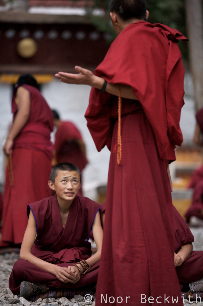 Noor Beckwith Photography: ARGUING MONKS OF SERA MONASTERY SERIES