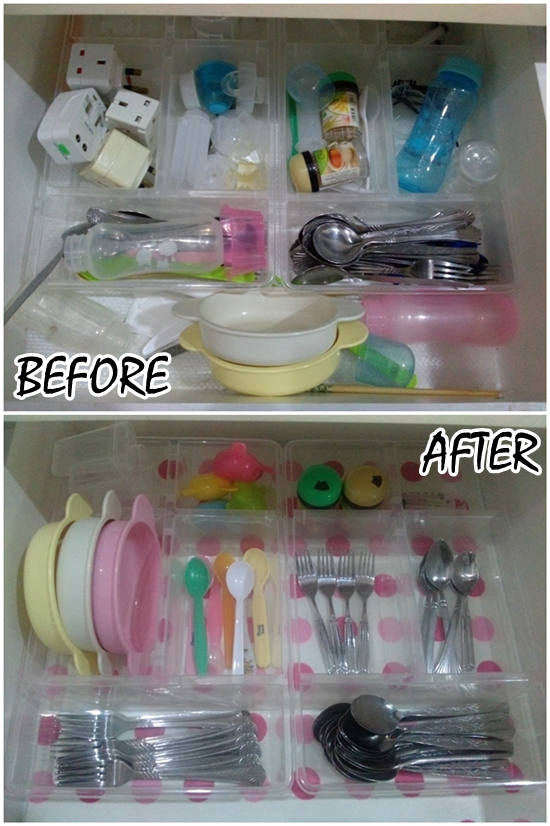 Susunatur Laci Sudu dan Garfu {Cutlery} - Susun Atur Sioca