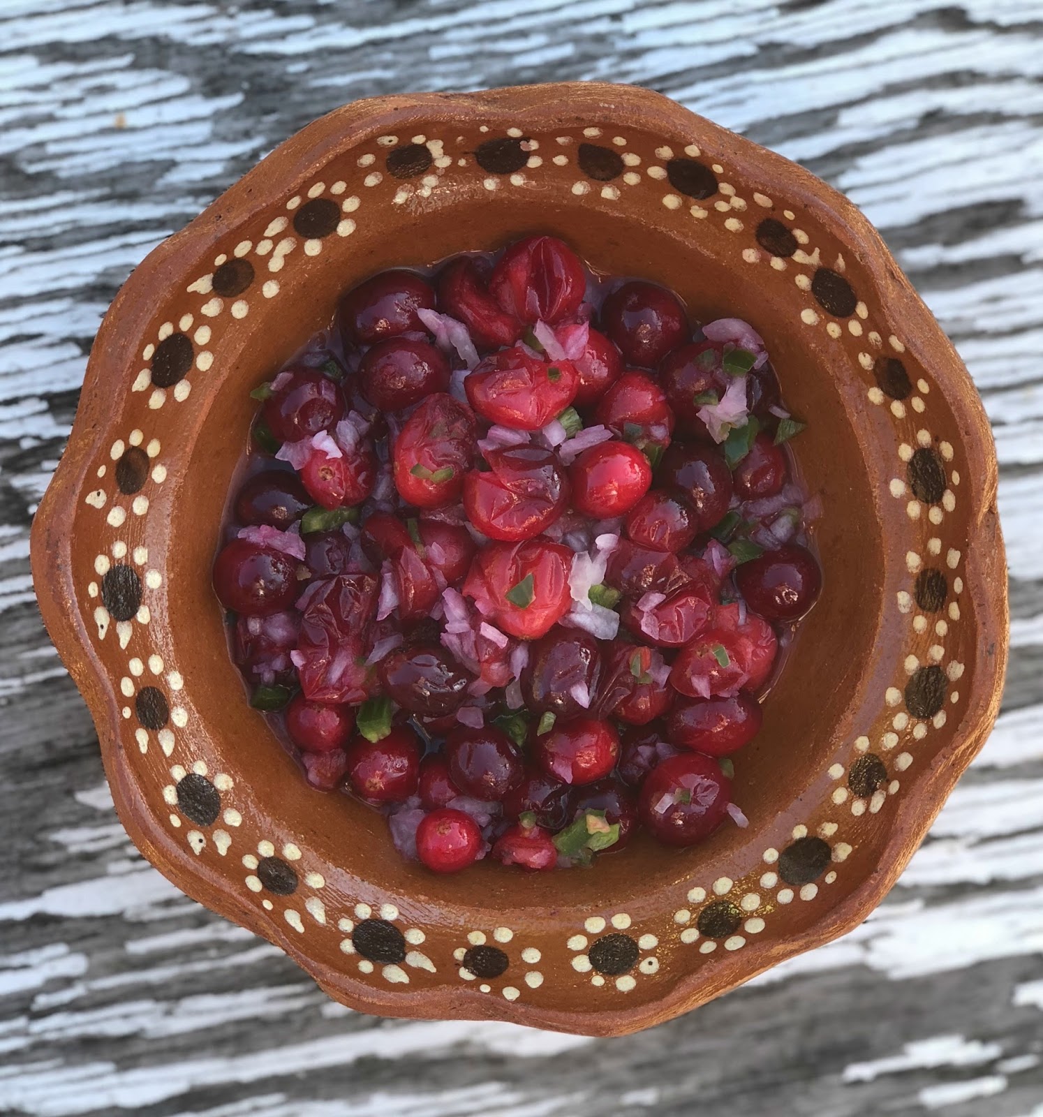 Jac o' lyn Murphy: Turkey Tortilla Chips with Cranberry Salsa