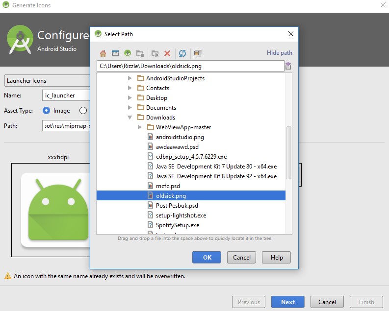 Mengganti Icon Aplikasi Project di Android Studio ~ Media Smart Software