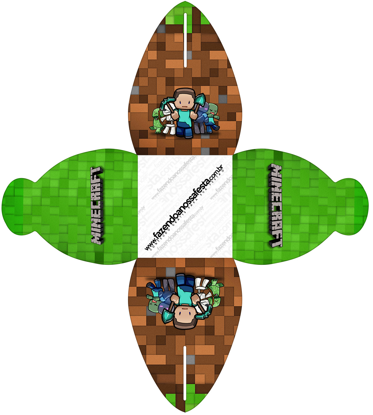 Minecraft: Cajas para Imprimir Gratis. - Oh My Fiesta! Friki