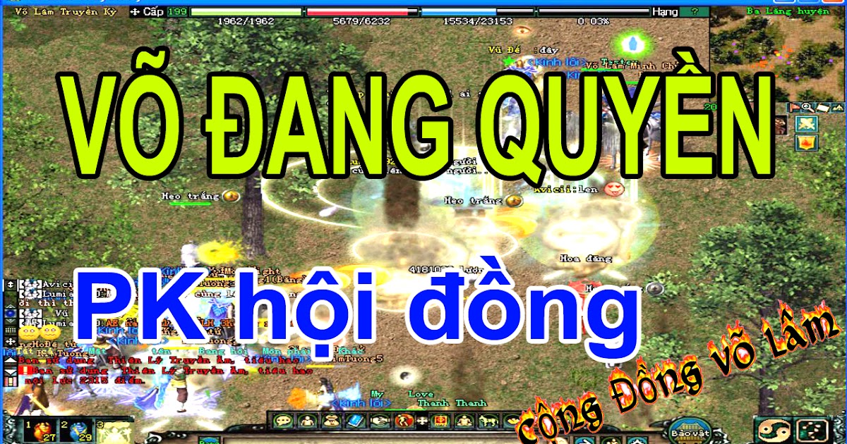 Cầm Võ Đang Quyền Đánh PK Hội Đồng - Cộng Đồng Võ Lâm