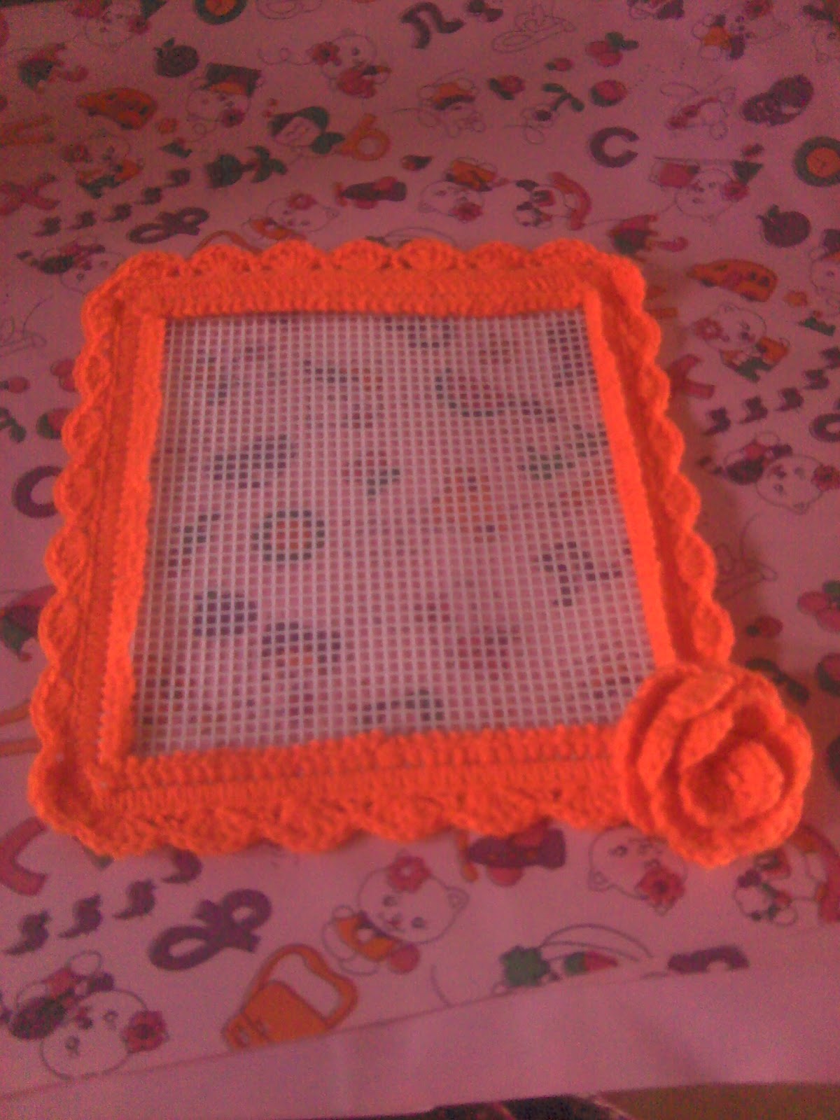 MY CRAFT WORKS: Plastic canvas photo frame