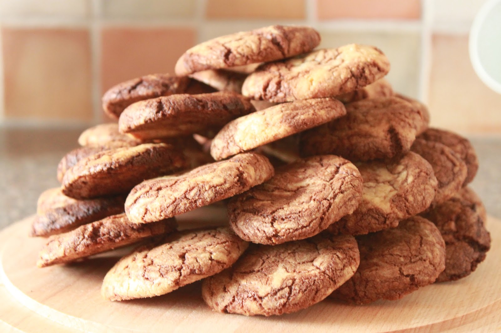 Lone Male In The Kitchen: Baking Marbled Chocolate Cookies- A Weekend Treat