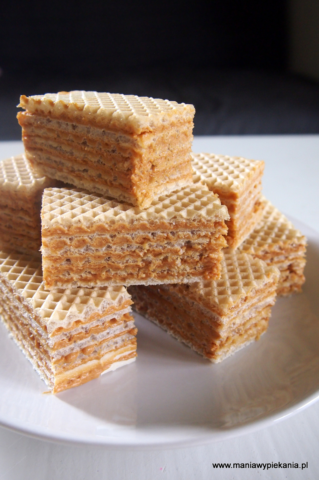 Mania Wypiekania: Najprostsza masa kajmakowa do andrutów, wafli