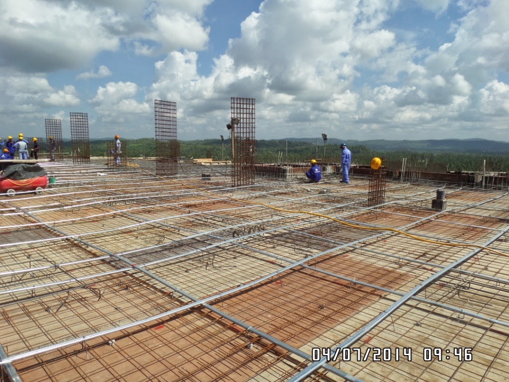 East-West Engineering Services (Pvt) Ltd: Roof Slab Grid 11-17 Area ...