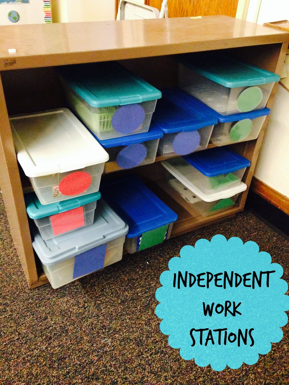 Little Miss Kim's Class: Setting up independent work stations in ...