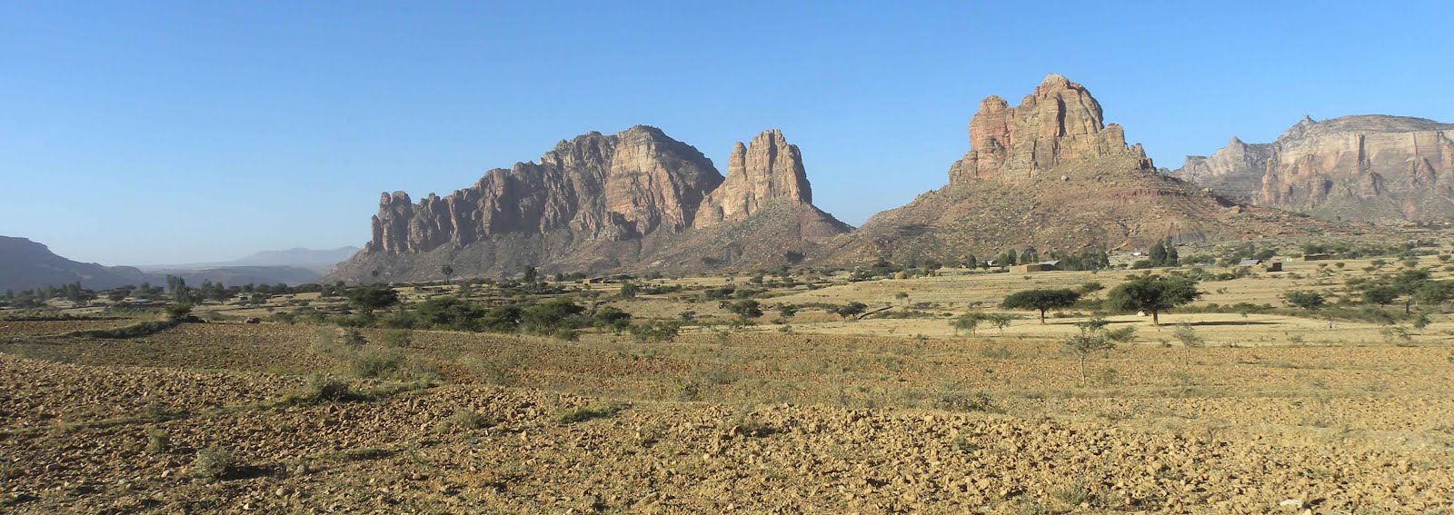 Visage Afrique de l'est: Paysages dans le Woreda Irob au nord de l'Ethiopie