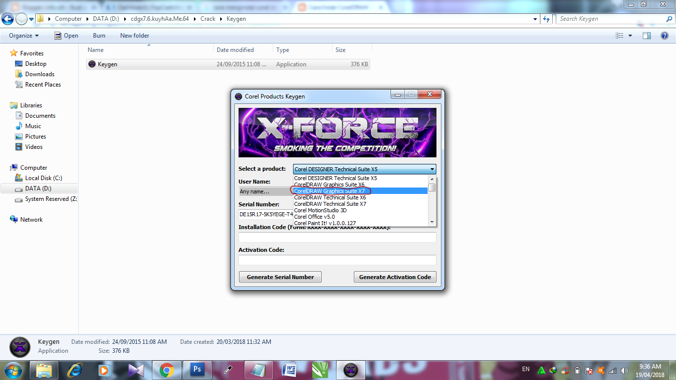 Cara Instal Corel Draw Graphics Suite x7+ Keygen Dengan Mudah - galih kun