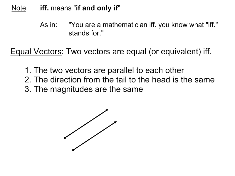 4U Calculus & Vectors: 6.1 An Introduction to Vectors