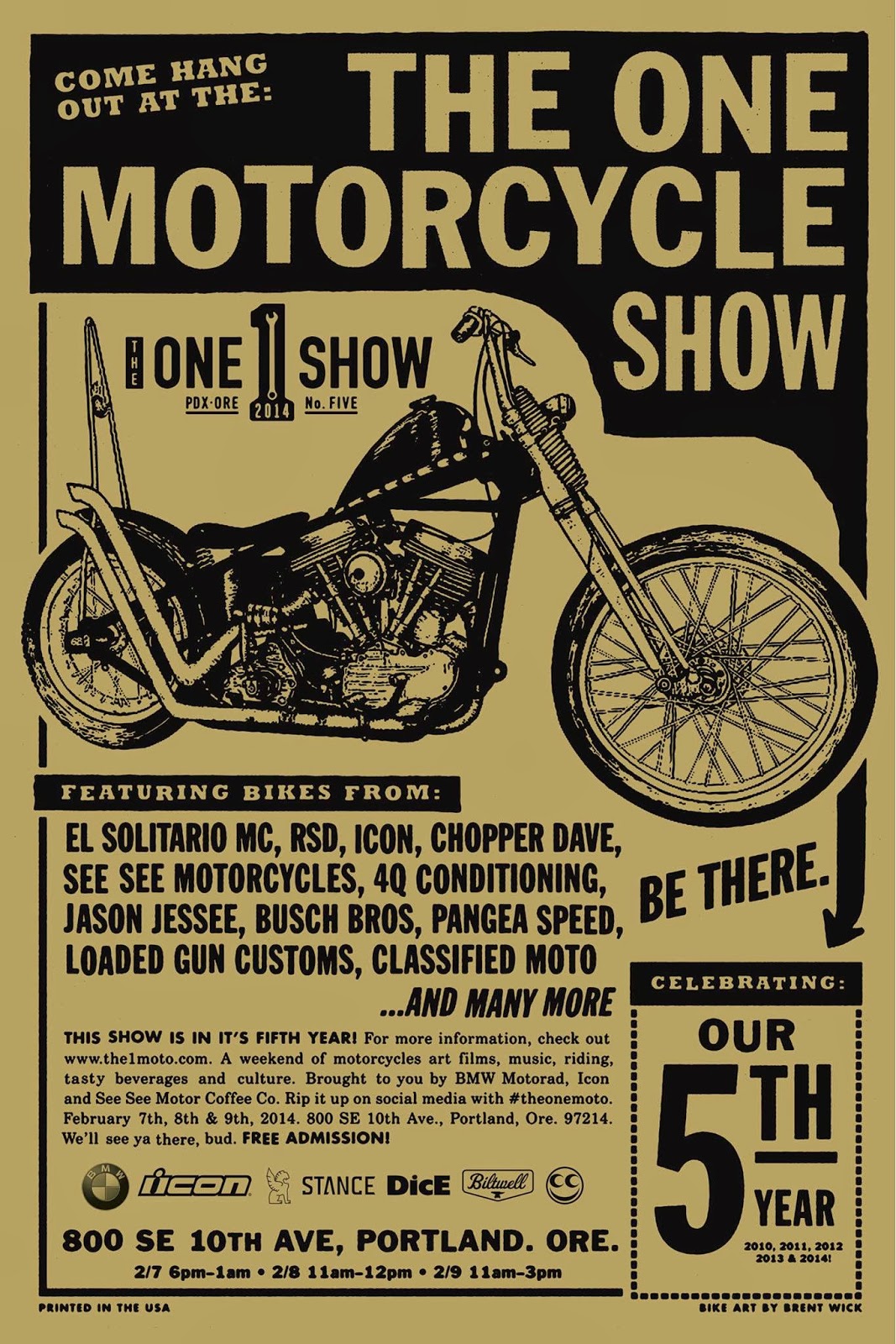 Peanut Butter Coast: The One Motorcycle Show (2014)