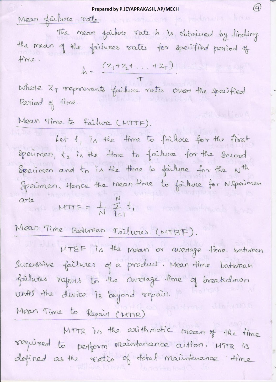 BEST REFERENCE FOR ENGINEERING STUDENTS: ME6012 / ME2037 Maintenance ...