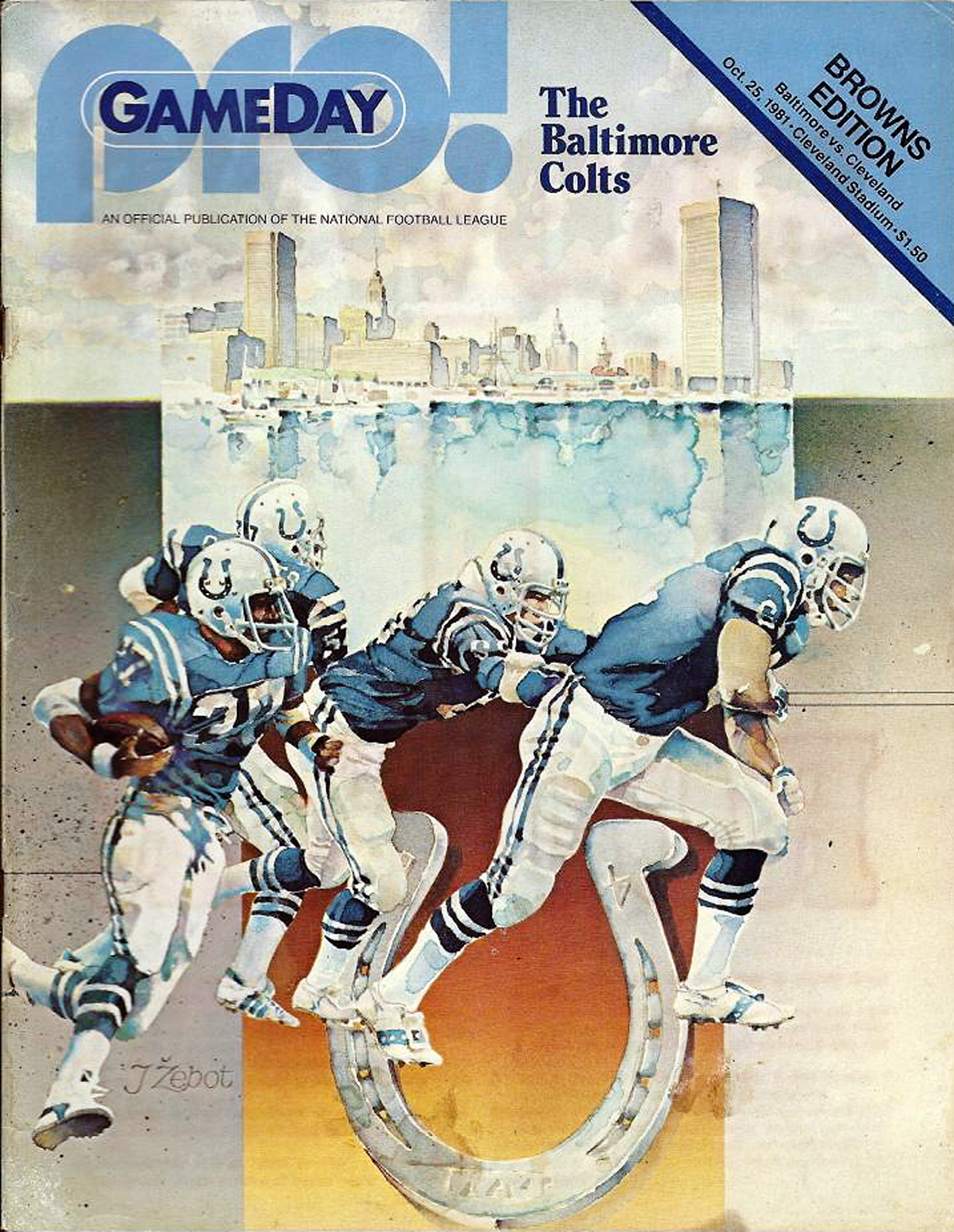 Pro Football Journal Presents: NFL Art: 1981 NFL Game Program Art
