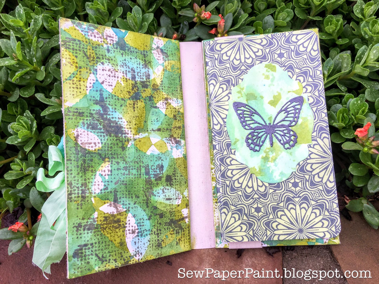 SewPaperPaint: Dollar Store Crafts Canvas Notebook Cover Tutorial