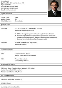 Hazır CV Örnekleri İndir - Nedir Ne Demek Nasıl Yapılır
