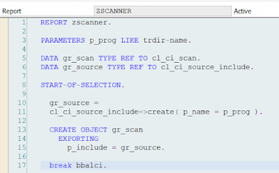 SAP ABAP Central: How to scan ABAP code?