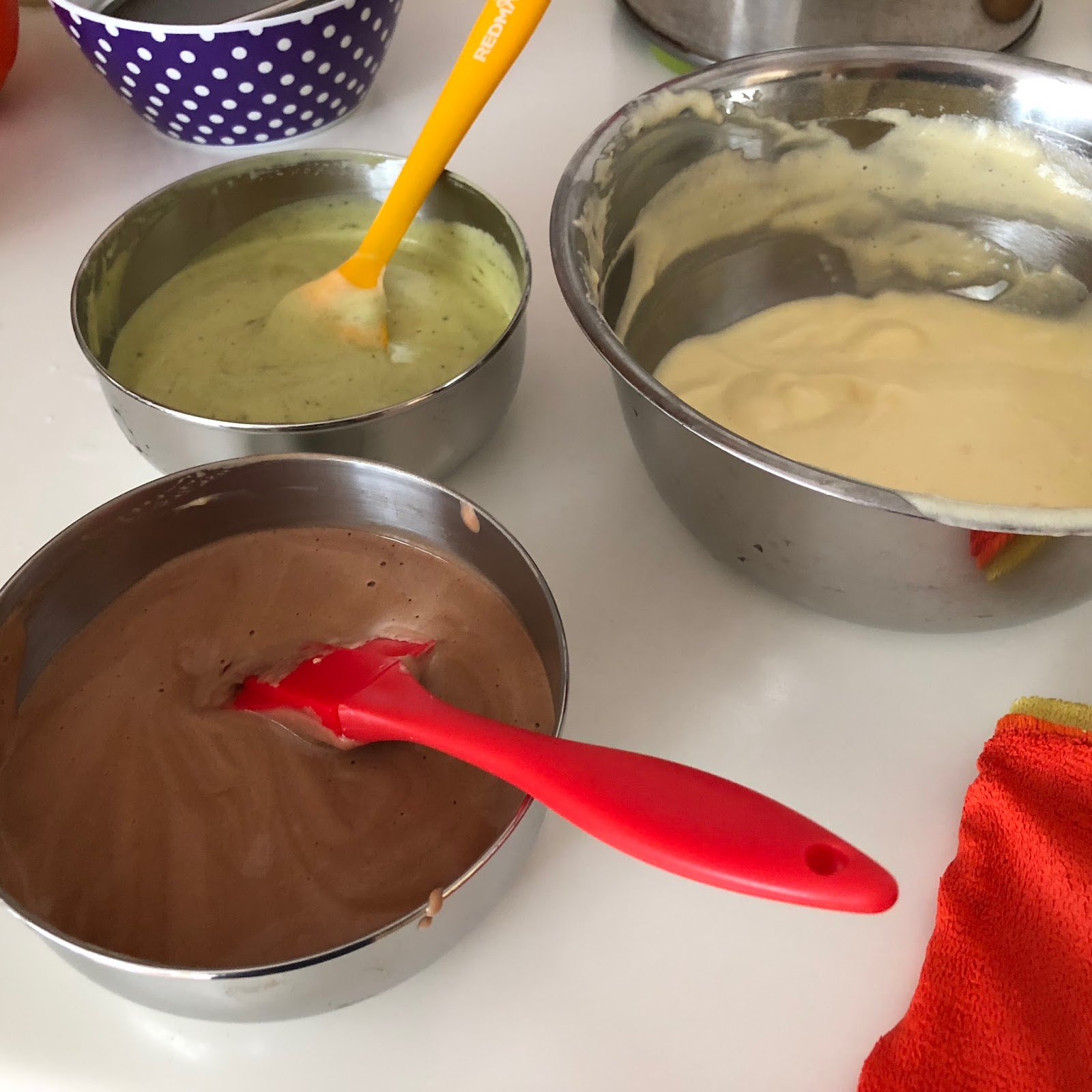 My Mind Patch: Steamed Tri-Colour Cake 三色蒸蛋糕