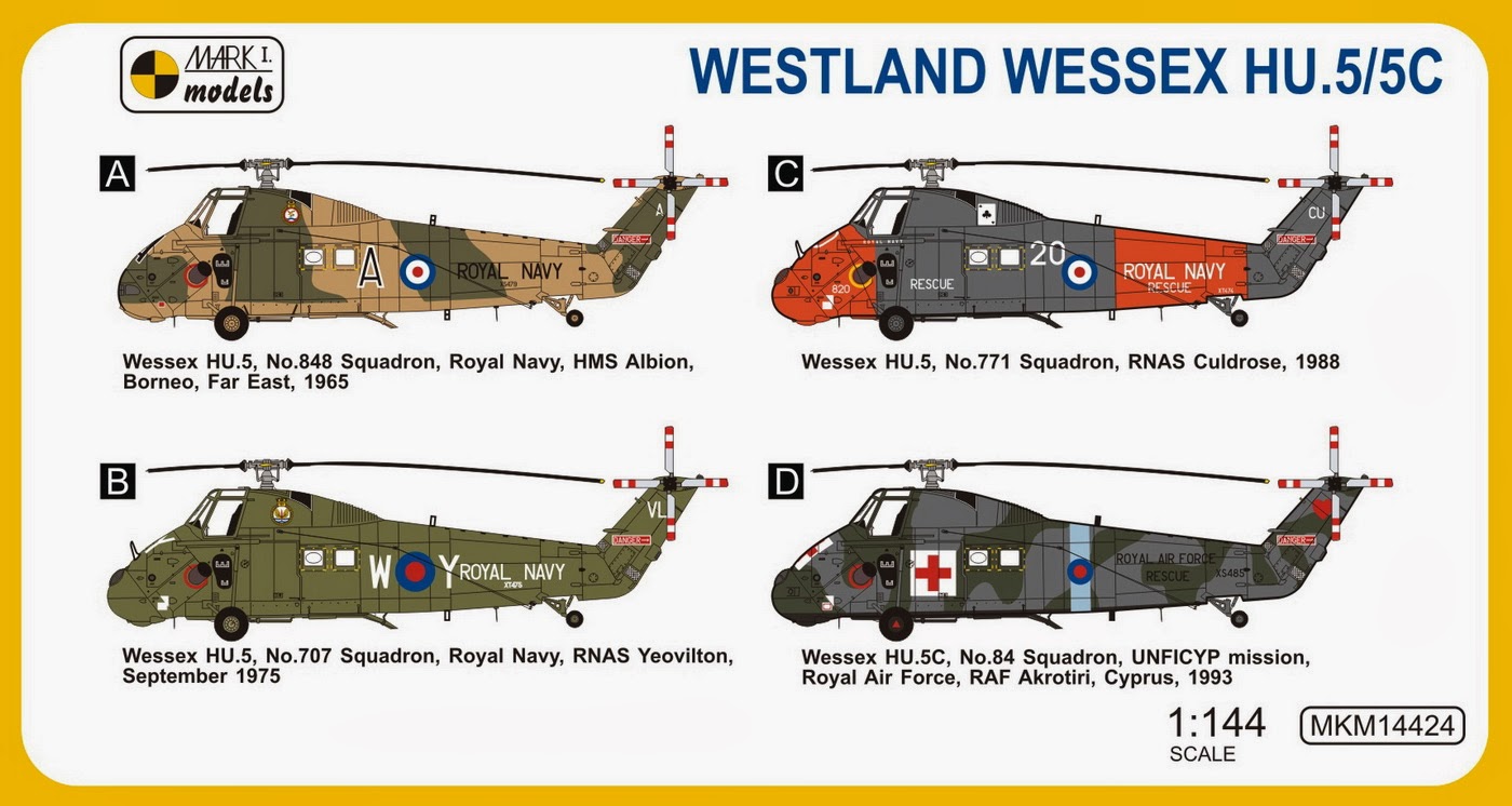 Kampfgruppe 1/144: 1/144 Westland Wessex HU.5/HU.5C - Mark. 1