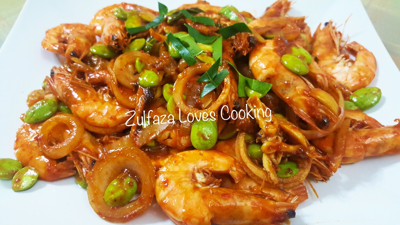 ZULFAZA LOVES COOKING: Udang Tumis Petai
