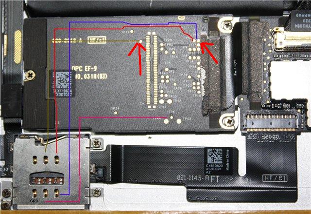 Apple iPad 2 No Sim Card Detecting Jumper | Trick Jumper Solution