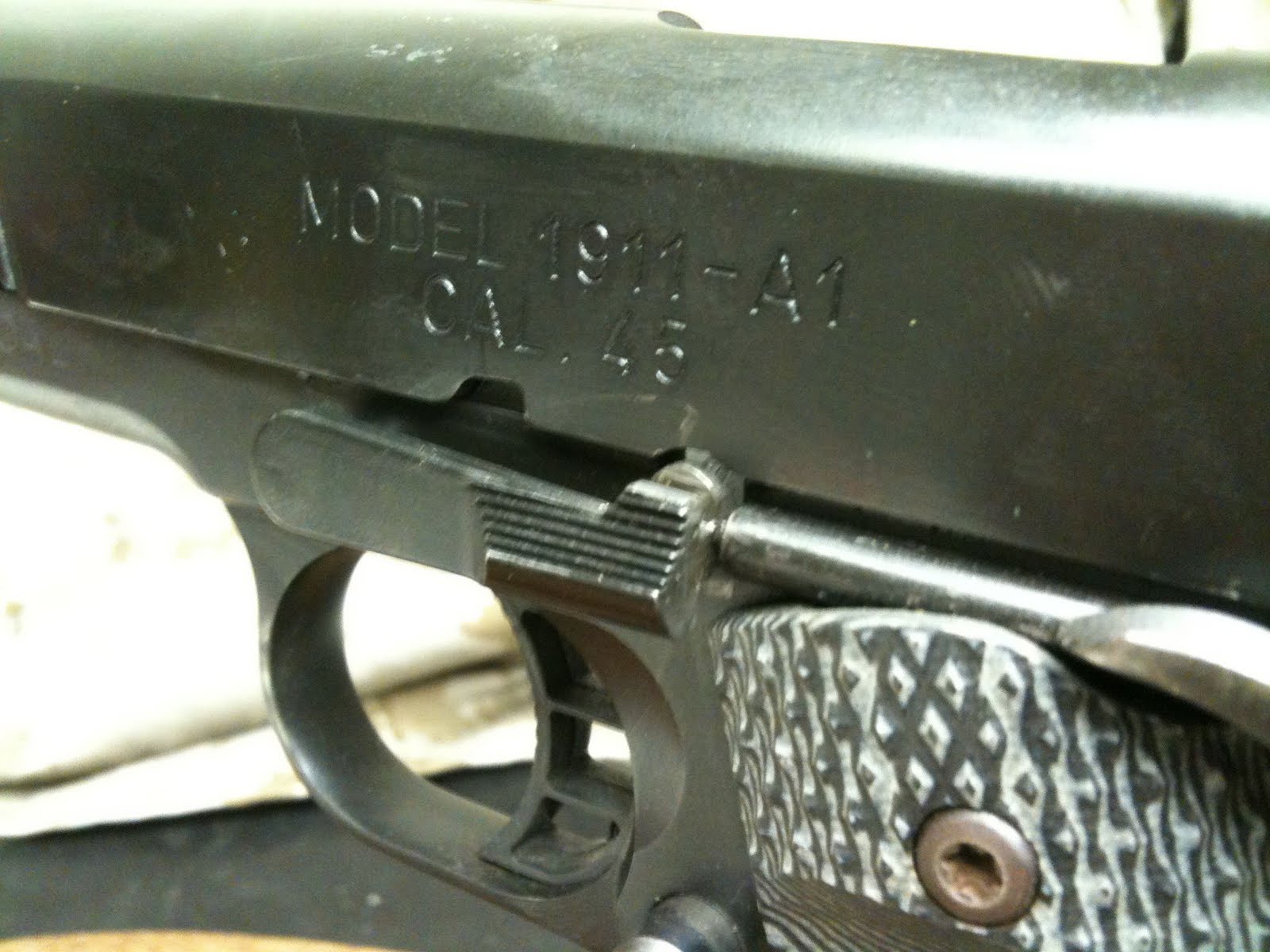 Bullets in the Wash: How to: Field strip a M1911 pistol