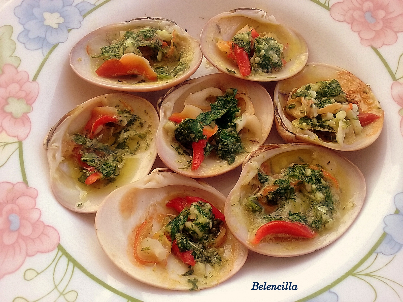 Conchas finas a la plancha