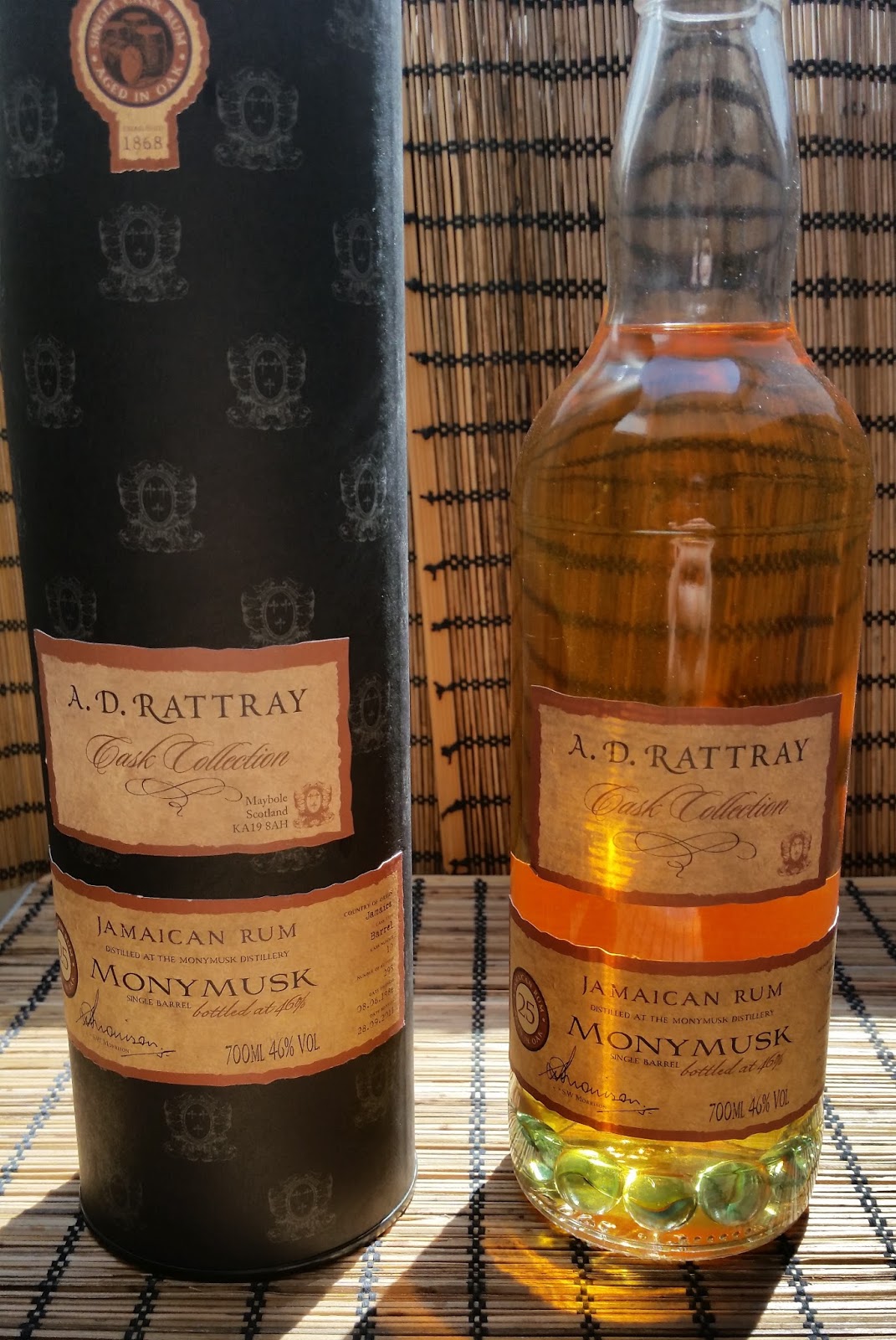 Barrel-Aged-Mind: A.D. Rattray Jamaican Rum Monymusk Distillery 1986 25YO