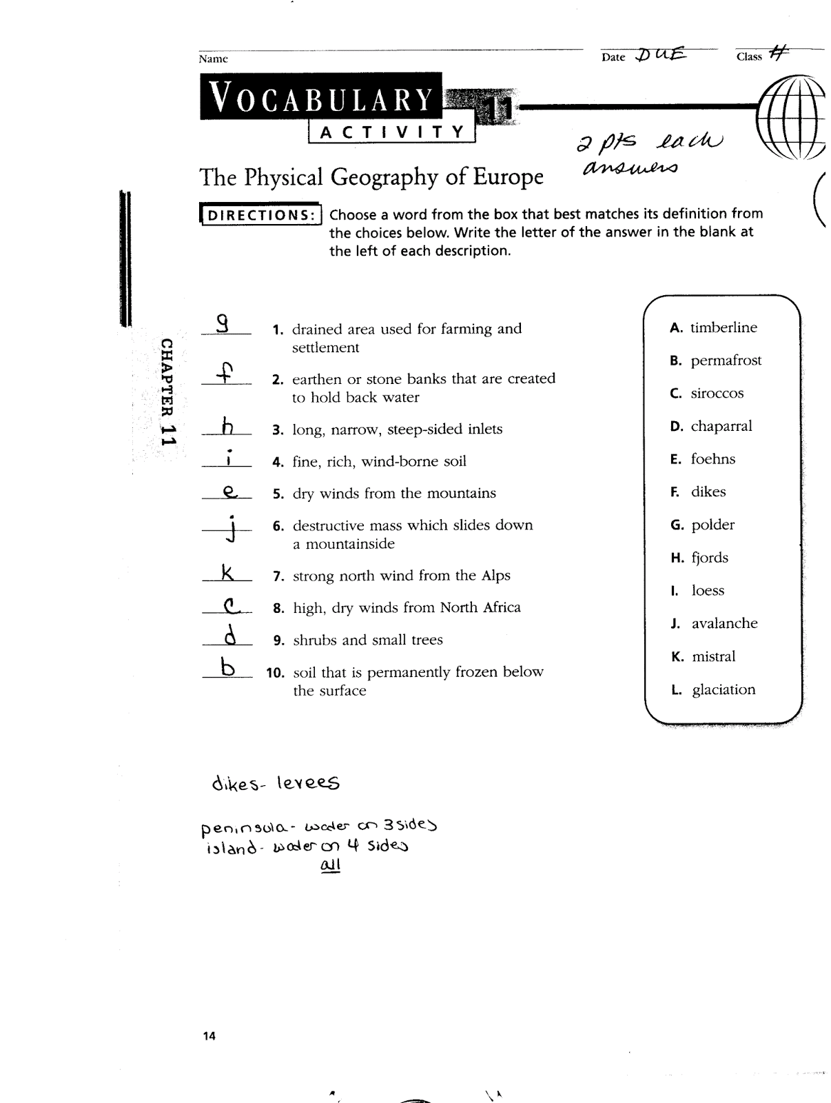 Mr. E's World Geography Page: World Geography 2020-2021: Chapter 12 ...
