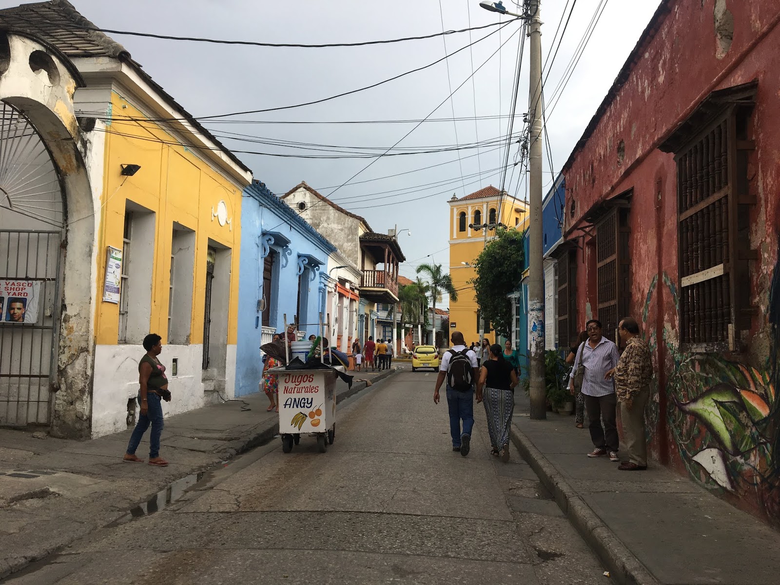 GETSEMANI, A LIVELY NEIGHBORHOOD OF CARTAGENA. COLOMBIA