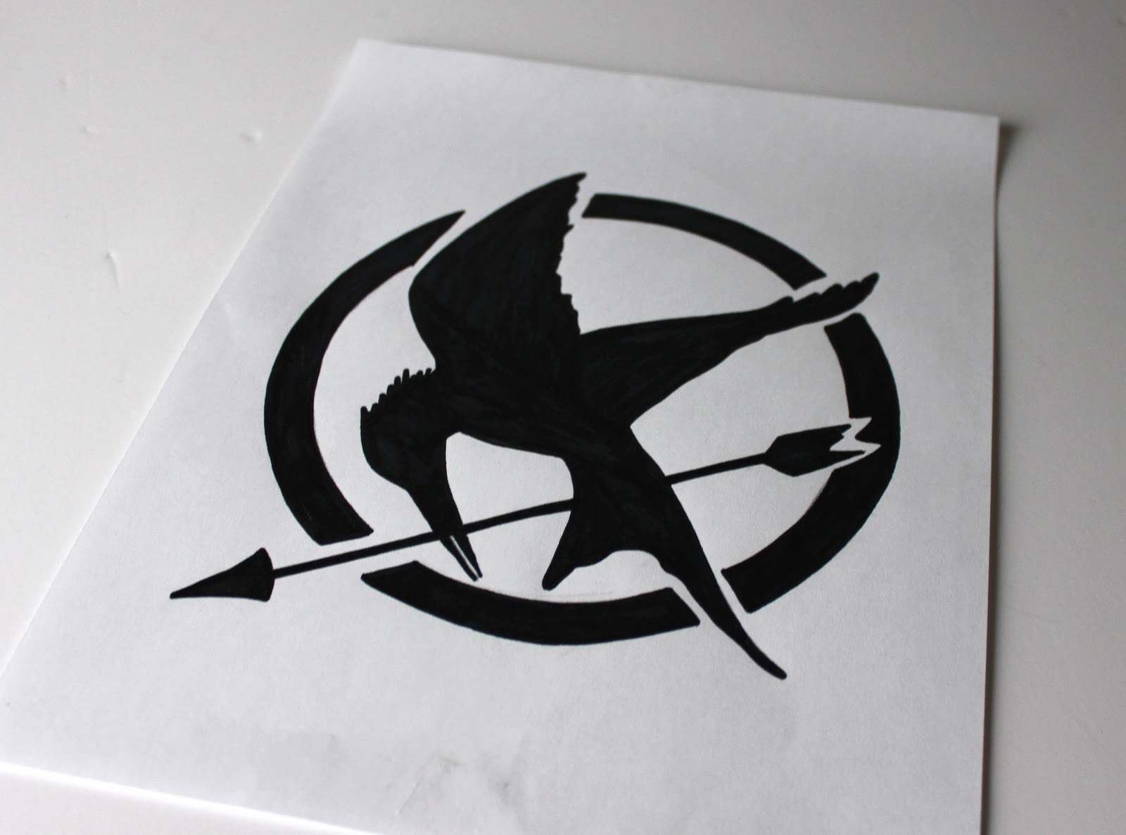 Mockingjay Stencil